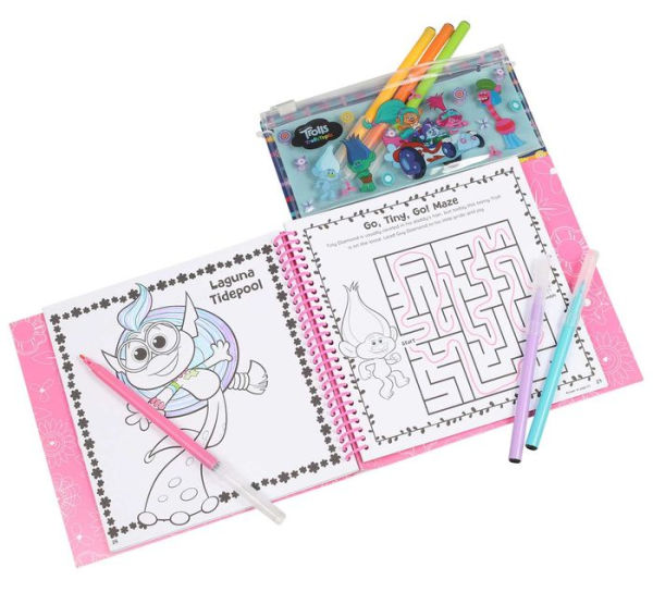 Dreamworks Trolls: TrollsTopia: Living in Harmony Coloring & Activity ...