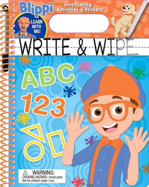 Blippi: Write and Wipe by Editors of Studio Fun International, Other ...