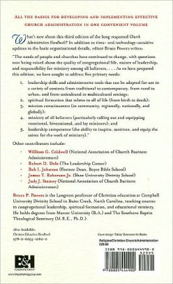 Church Administration Handbook / Edition 3 by Bruce P. Powers ...