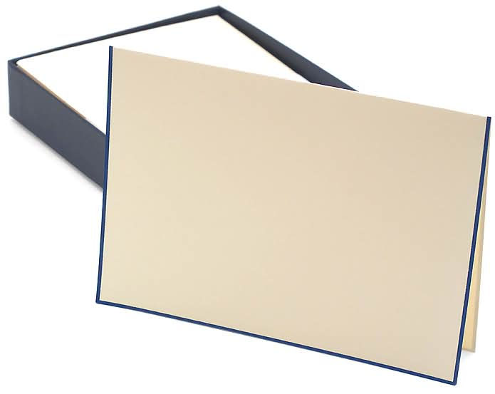 Bordered Blue Note Cards by Staff of Crane's & Co., Inc. | Barnes & Noble®