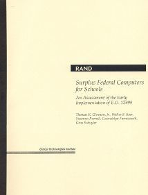 Surplus Federal Computers for Schools: An Assessment of the Early ...
