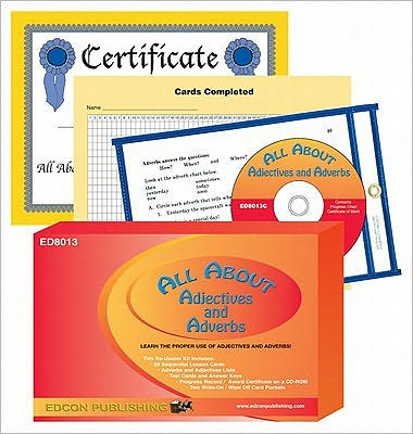 All about Adjectives and Adverbs [With CDROM and 59 Lesson Cards, Test ...