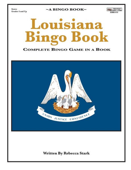 Louisiana Bingo Book: Complete Bingo Game In A Book by Rebecca Stark ...