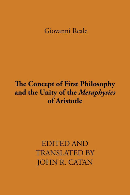 The Concept of First Philosophy and the Unity of the Metaphysics of ...