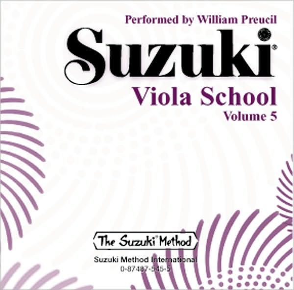 Suzuki Viola School, Vol 5 by William Preucil, Doris Preucil, Audio CD ...