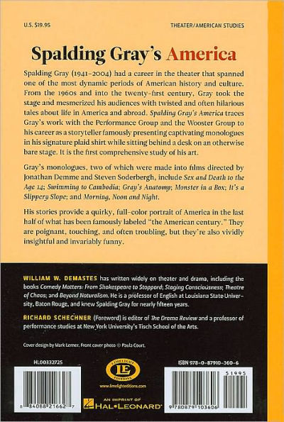 Spalding Gray's America by William Demastes, Paperback | Barnes & Noble®