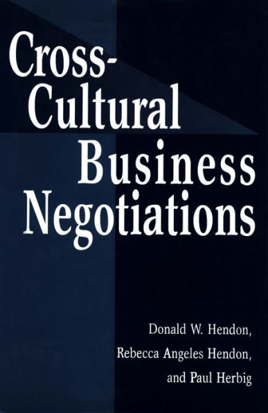 Cross-Cultural Business Negotiations by Donald Wayne Hendon | eBook ...