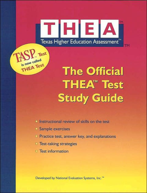 Official THEA Study Guide by National Evaluation Systems Inc. Staff ...