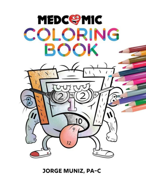 Medcomic: Coloring Book by Jorge Muniz, Paperback | Barnes & Noble®