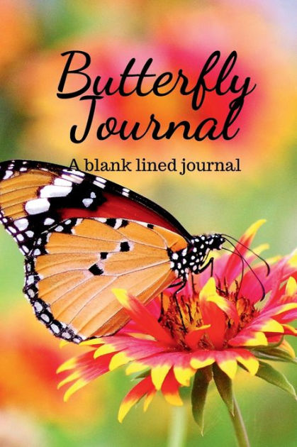 Butterfly Journal: A blank lined journal by AJ&MJ Journals, Paperback ...