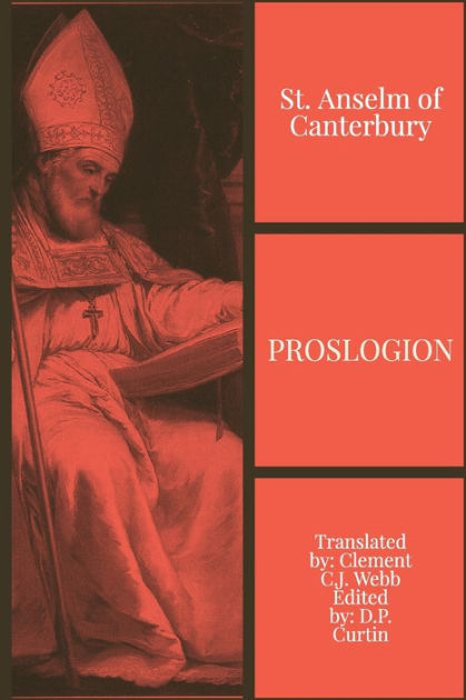 Proslogion by St. Anselm Of Canterbury, Paperback | Barnes & Noble®