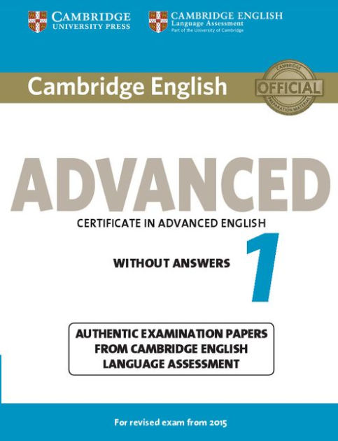 Cambridge English Advanced 1 for Revised Exam from 2015 Student's Book ...
