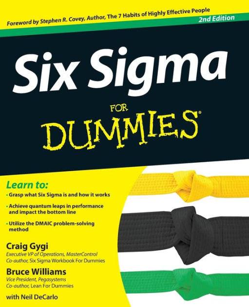 Six Sigma For Dummies by Craig Gygi, Bruce Williams, Paperback | Barnes ...