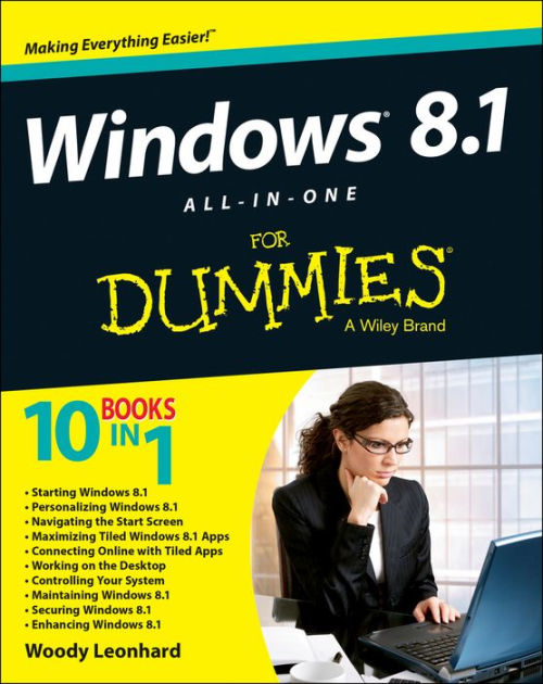 Windows 8.1 All-in-One For Dummies by Woody Leonhard, Paperback ...