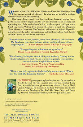 The Blueberry Years: A Memoir of Farm and Family by Jim Minick ...