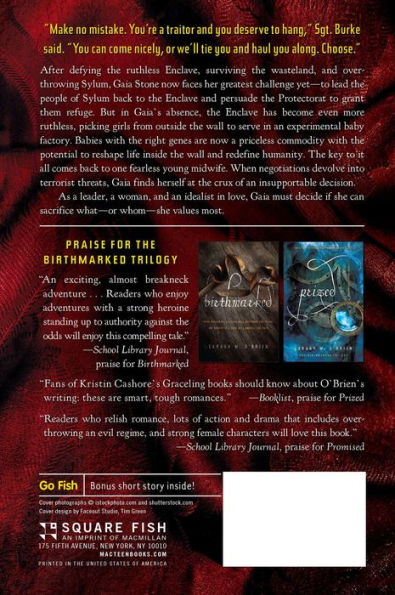 Promised (Birthmarked Trilogy Series #3) by Caragh M. O'Brien ...