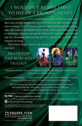 Emerald Green (Ruby Red Trilogy Series #3) by Kerstin Gier, Paperback ...