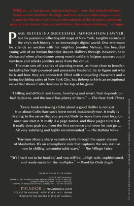 You Belong to Me: A Novel by Colin Harrison, Paperback | Barnes & Noble®