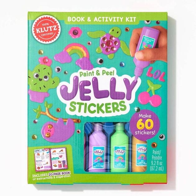 Paint & Peel Jelly Stickers by Editors of Klutz | Barnes & Noble®