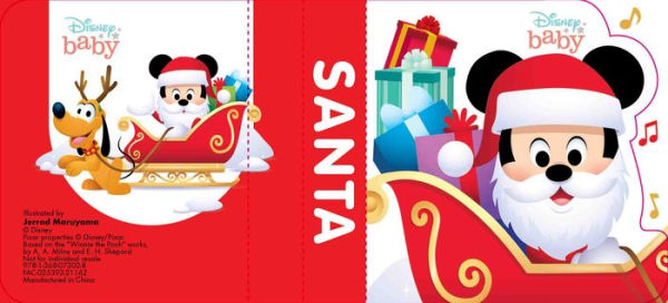 Santa, Stockings, Snow (Disney Baby Teeny Tiny Books) by Disney Books ...