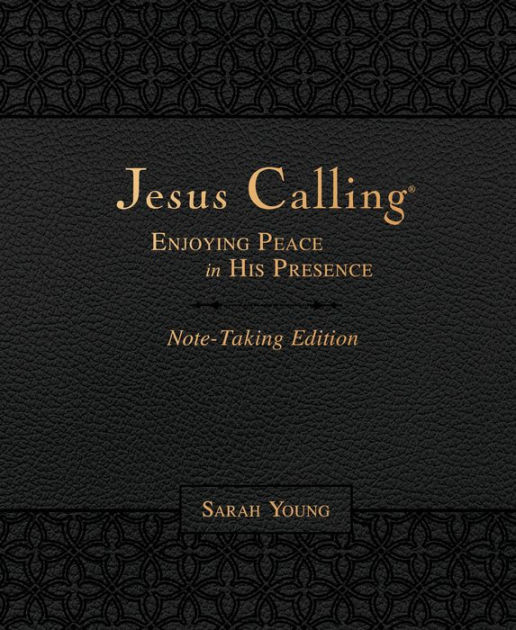 Jesus Calling Note-Taking Edition, Leathersoft, Black, with Full ...