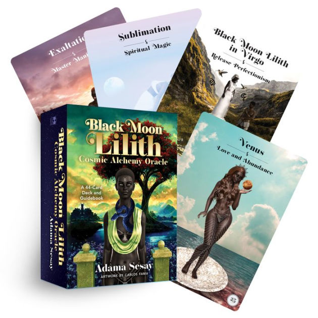 Black Moon Lilith Cosmic Alchemy Oracle: A 44-Card Deck and Guidebook ...