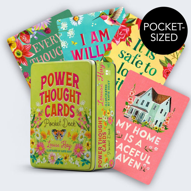 Power Thought Cards Pocket Deck: A 64-Card Affirmation Deck by Louise L ...