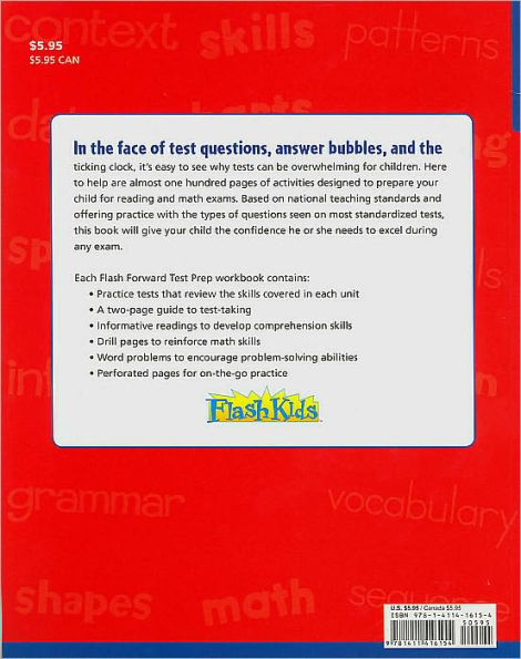 Flash Forward Test Prep: Grade 1(Flash Kids Flash Forward) by Flash ...