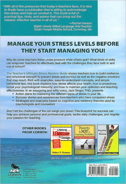 The Teacher's Ultimate Stress Survival Guide: 77 Proven Prescriptions ...