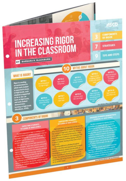 Increasing Rigor in the Classroom (Quick Reference Guide) by Barbara R ...