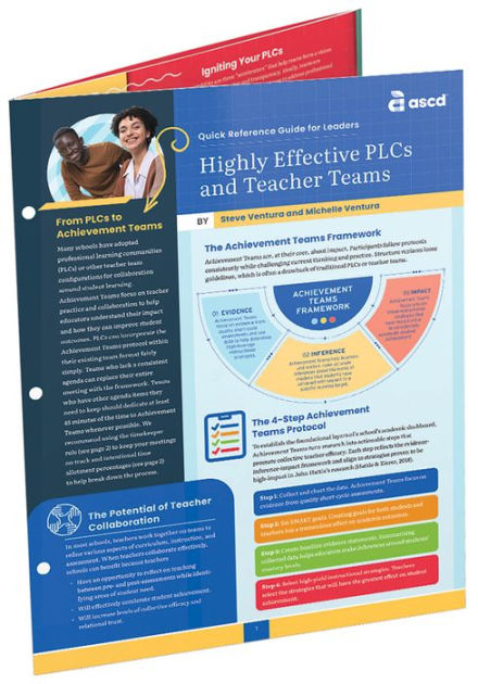 Highly Effective PLCs and Teacher Teams (Quick Reference Guide for ...