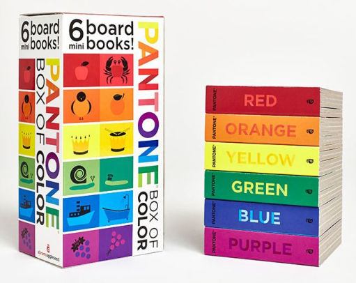 Pantone: Box of Color: 6 Mini Board Books! by Pantone, Hardcover ...