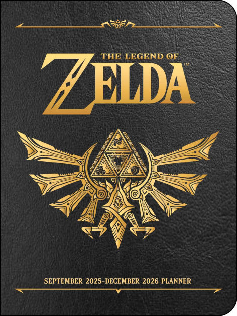 2025-2026 Legend of Zelda 16-Month Weekly/Monthly Planner by Nintendo ...