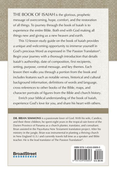 TPT The Book of Isaiah: 12-Lesson Study Guide by Brian Simmons ...