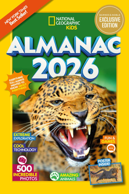National Geographic Kids Almanac 2026 (B&N Exclusive Edition) by ...