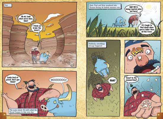 The Tall Tale of Paul Bunyan: The Graphic Novel by Martin Powell, Aaron ...