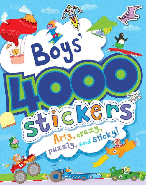 Boys' 4000 Stickers by Parragon, Paperback | Barnes & Noble®