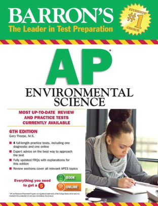 Barron's AP Environmental Science by Gary S. Thorpe M.S., Paperback ...