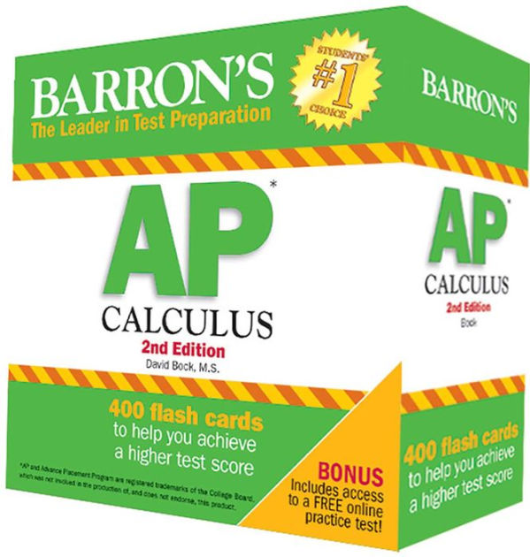 Barron's AP Calculus Flash Cards by David Bock M.S., Other Format ...