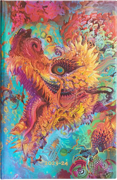 Paperblanks 2024 Humming Dragon Android Jones Collection 18-Month Maxi ...
