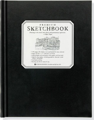 Premium Black Sketchbook Large 8.5" x 11" | 9781441310224 | Item ...