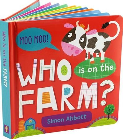 Who is on the Farm? Board Book by Simon Abbott, Simon Abbot, Board Book ...
