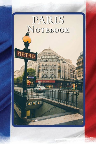 Paris Notebook Metro: A Simple Lined Paris Themed Notebook by Sticky ...