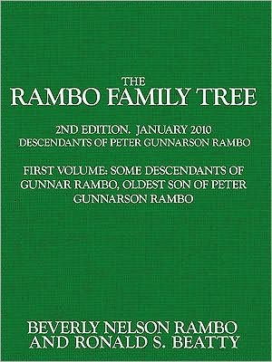 The Rambo Family Tree, Volume 1: Some Descendants of Gunnar Rambo ...