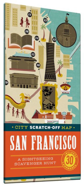 City Scratch-Off Map: San Francisco: A Sightseeing Scavenger Hunt by ...