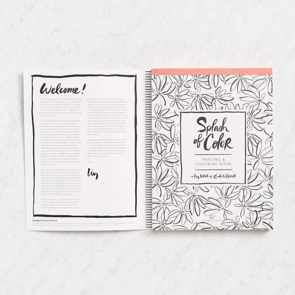 Splash of Color Painting & Coloring Book by Liz Libre of Linda ...