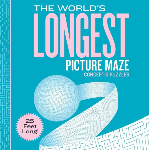 The World's Longest Picture Maze by Conceptis Puzzles, Hardcover ...