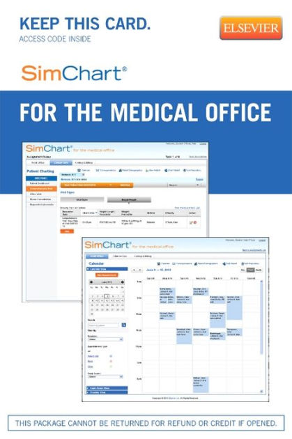 SimChart for the Medical Office (Access Code) by Elsevier Inc, Other ...