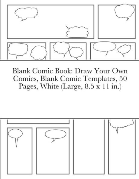 Printable Blank Comic Book Template Make Your Own Comic 46 Off