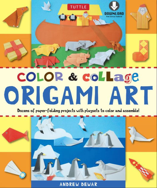 Color & Collage Origami Art Kit Ebook: This Easy Origami Book Contains ...